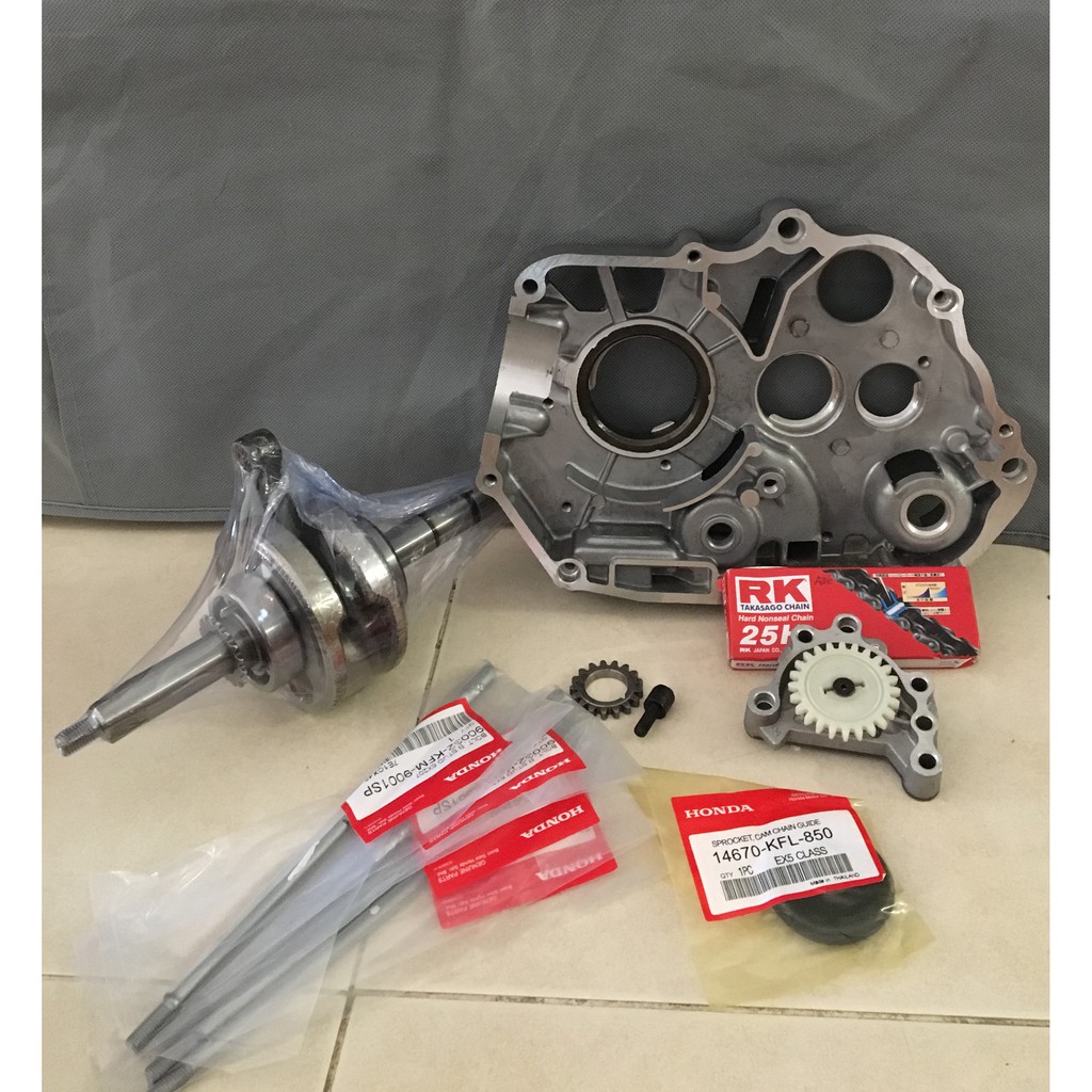 🔥[Combo 8 In 1]Crankcase + Crankshaft Honda EX5 Class 1🔥 | Shopee Malaysia