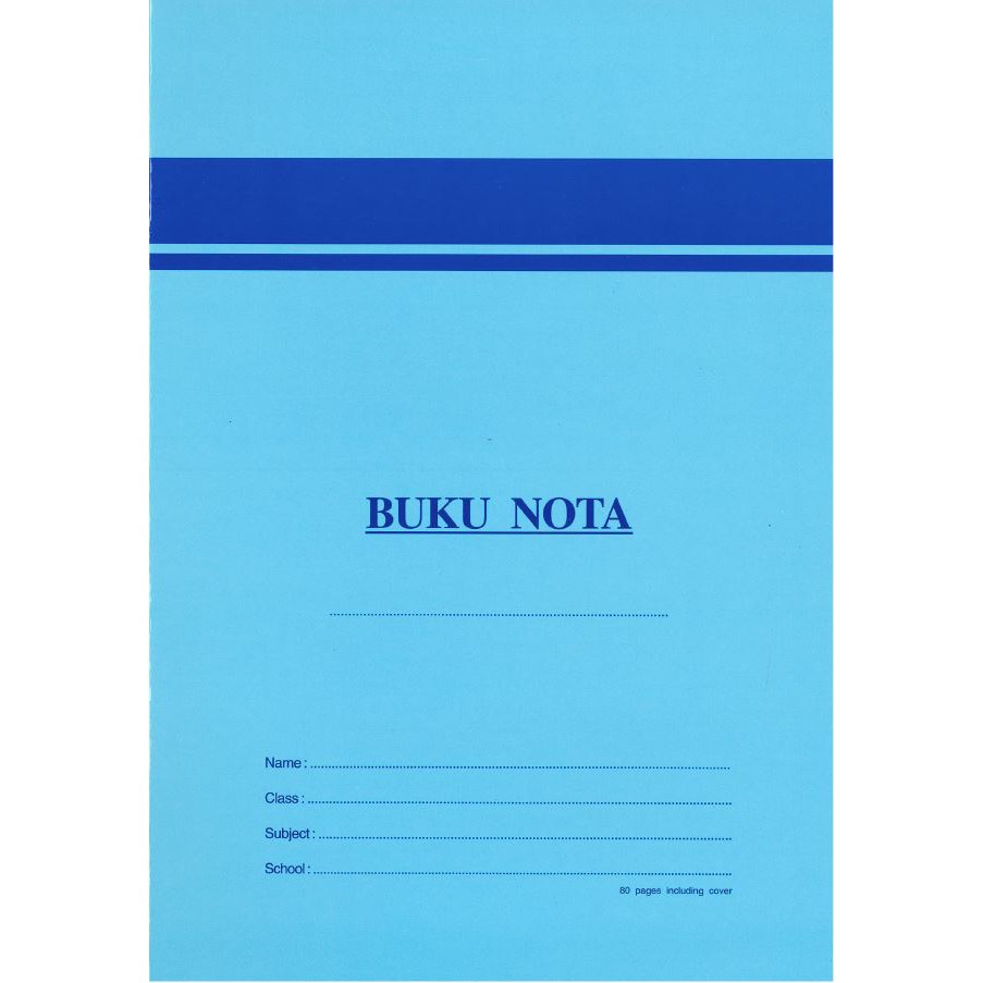 A4 SINGLE LINE NOTE BOOK/BUKU NOTA A4 GARIS SATU 80PGS | Shopee Malaysia