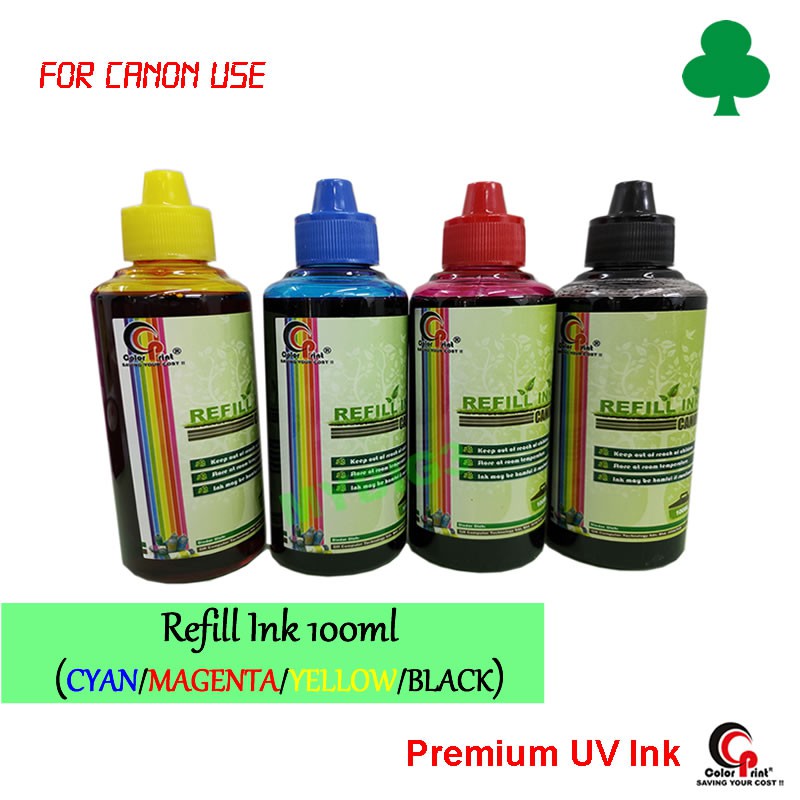 Canon Refill Ink Compatible Ink 100ml for Inkjet Printer OEM | Shopee ...