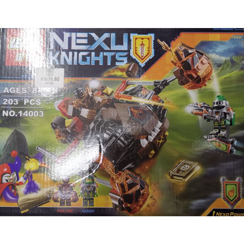 🇲🇾Super Cool and Easy Play Nexus Knight Lego | Shopee Malaysia