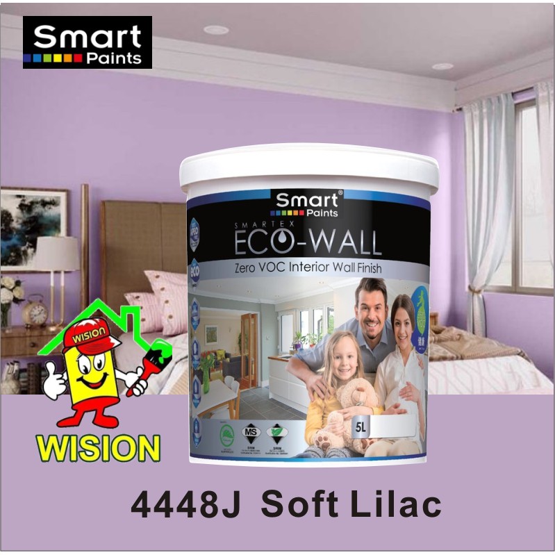 18 LITER Smart Paints SMARTEX ECO-WALL / INTERIOR PAINT / Cat Rumah Dalam | Shopee Malaysia