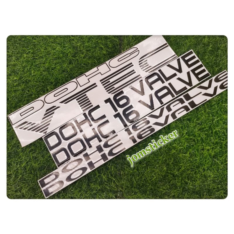 Sticker DOHC vtec,16 Valve(sticker cutting) | Shopee Malaysia