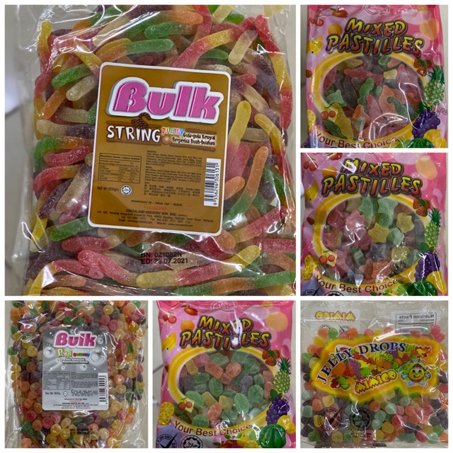 Jelly Gula-gula berperisa buah-buahan 800gram | Shopee Malaysia