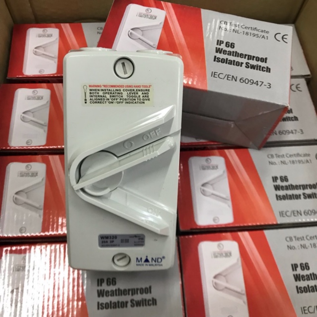 MIND ISOLATOR SWITCH 20A 3P-63 3p | Shopee Malaysia