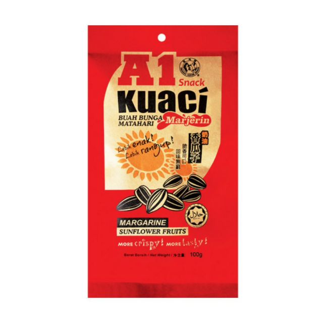 A1 KUACI SUNFLOWER SEEDS 100g | Shopee Malaysia