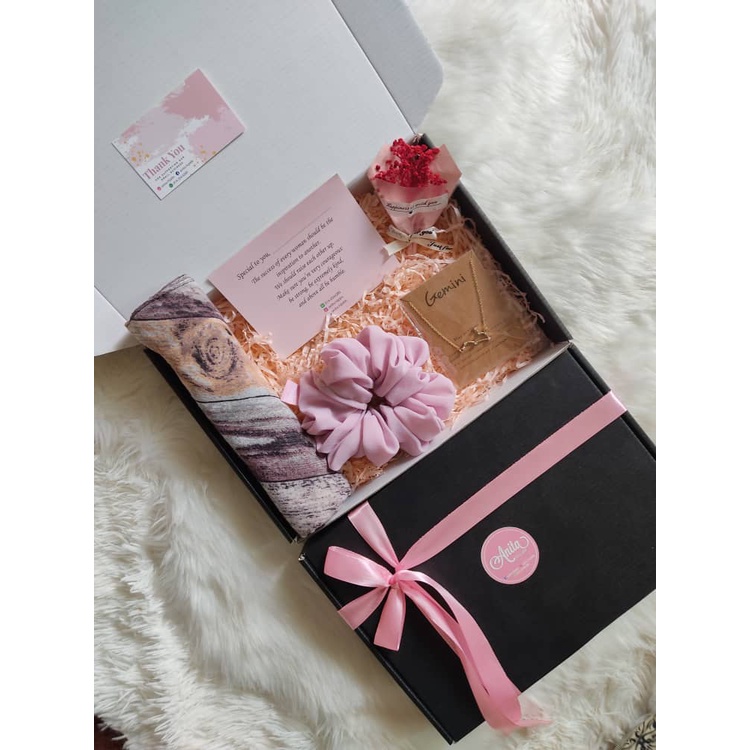 🎁Gift Box 🎁 Shawl Cotton Viscose Surprise Gift Box Birthday ...