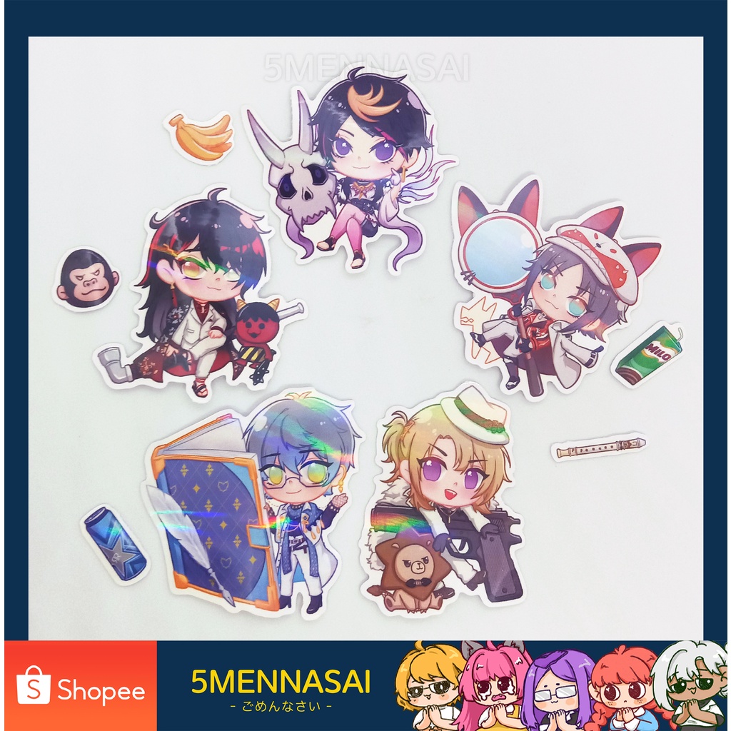 Vtuber LUXIEM Stickers Set [Nijisanji EN] | Shopee Malaysia