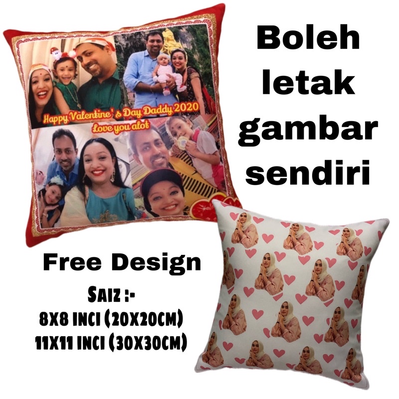 BANTAL BERGAMBAR/BANTAL HADIAH/BANTAL PRINTED | Shopee Malaysia