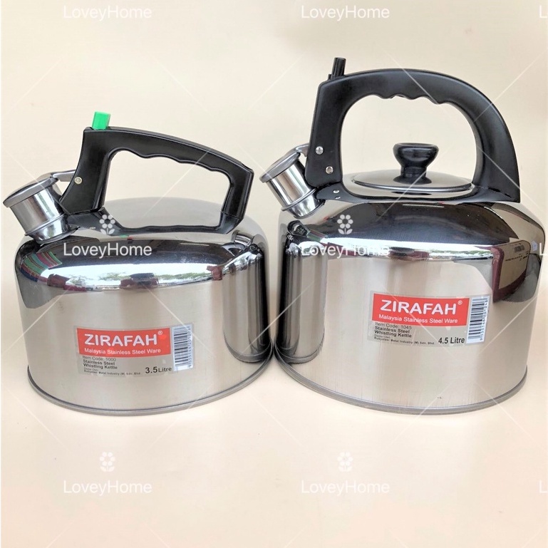 Whistling Kettle Stainless Steel Boil Hot Water Cooker Ketel Air Cerek ...