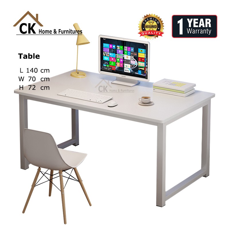 CK L(100/120/140)cm Home Office Table Computer Desk Modern Design ...