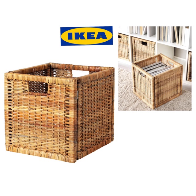 IKEA BRANAS Rattan Basket Bakul Rotan serbaguna | Shopee Malaysia