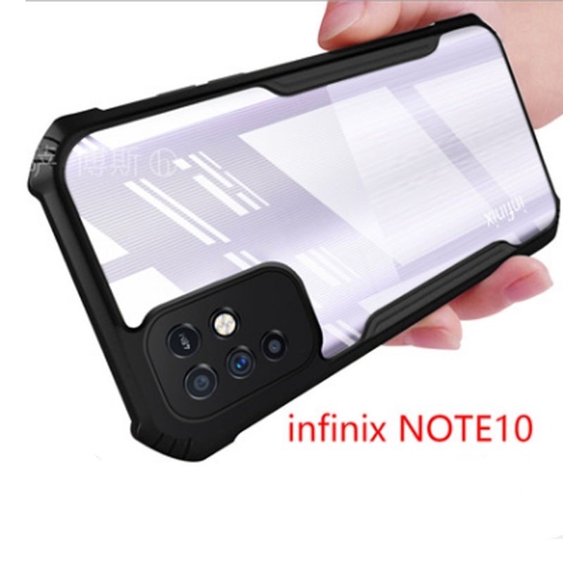 Airbag Clear Acrylic Case for Infinix Smart 7 6 5 Pro Zero X Neo Pro Note 12 G96 11s 11 10 Pro ...