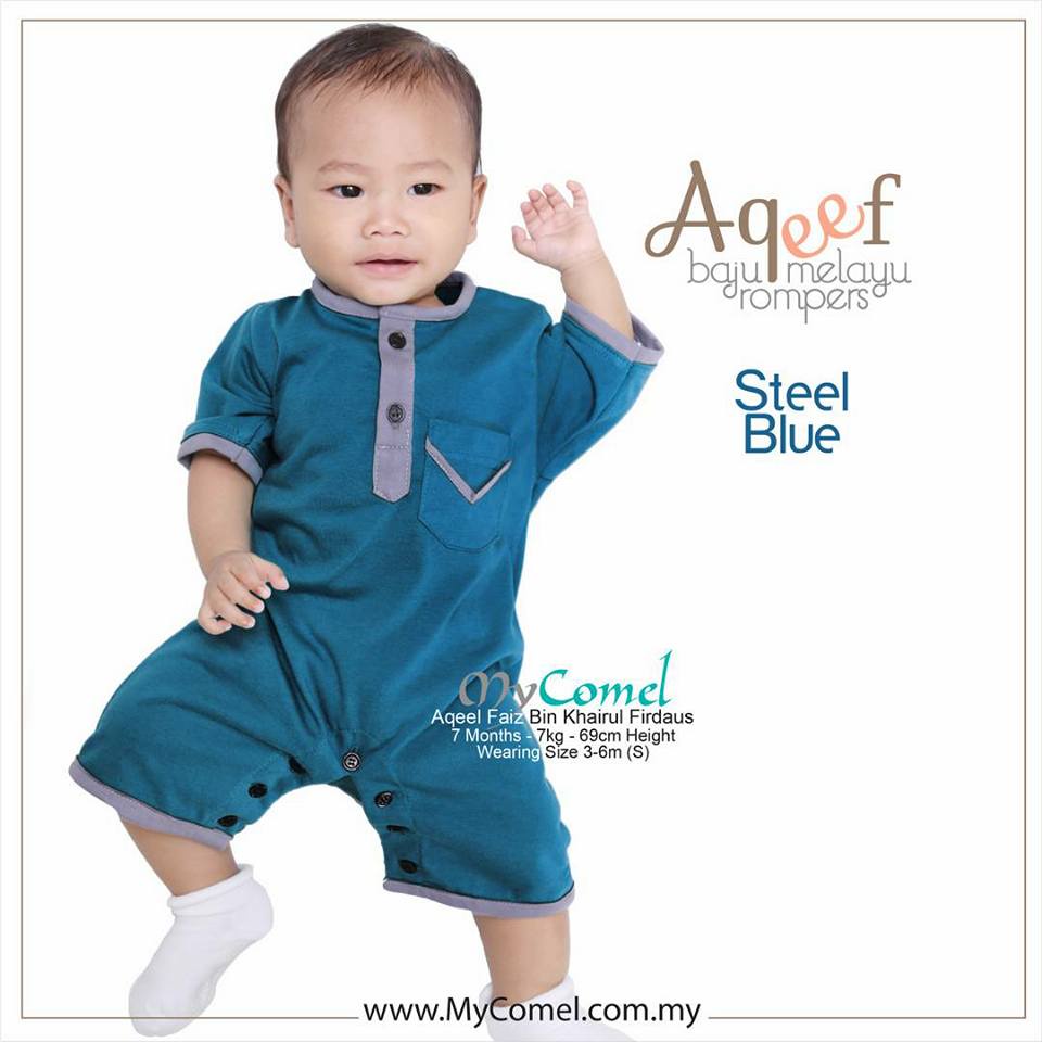 ROMPERS BAJU MELAYU AQEEF (VERSI BLUE ) | Shopee Malaysia