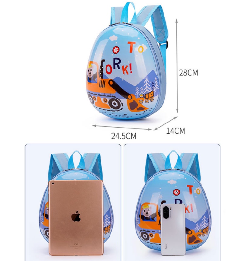 Children backpack 3D Cartoon kindergarten School Hard Shell Backpack ...