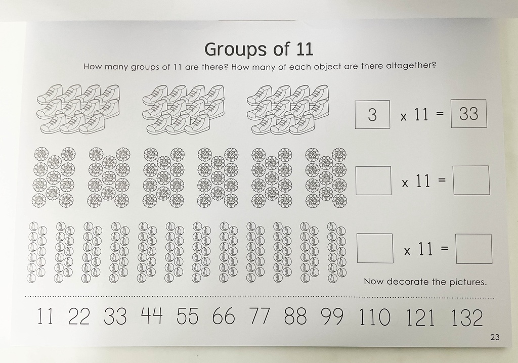 Little Genius Times Table Giant Book for Kids Fun Pad Educational ...