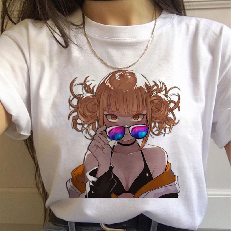 Tshirt Graphic Ahegao Anime Himiko Toga Senpai My Hero Academia Female