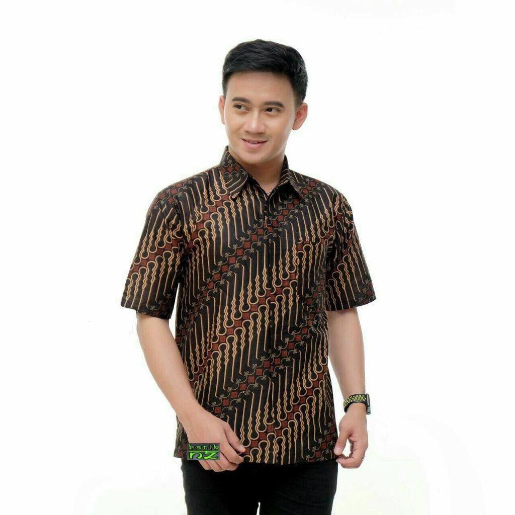 Kemeja Batik | READY STOCK | Songket Viral | Baju Batik Hitam Emas ...