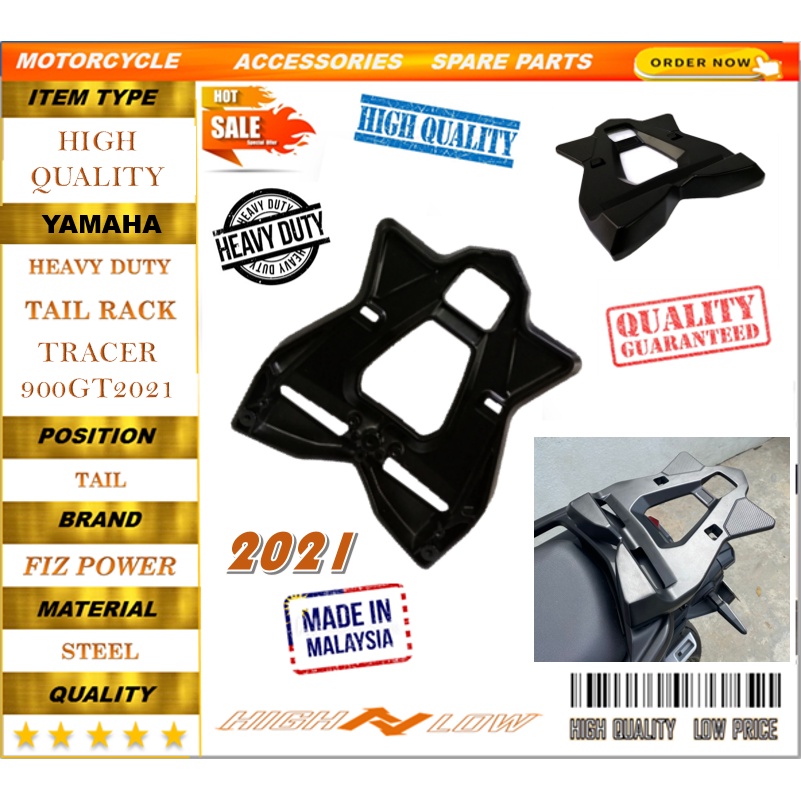 YAMAHA MT09 TRACER 900 GT 2021 TOP BOX RACK BOARD MOUNTING HEAVY DUTY ...