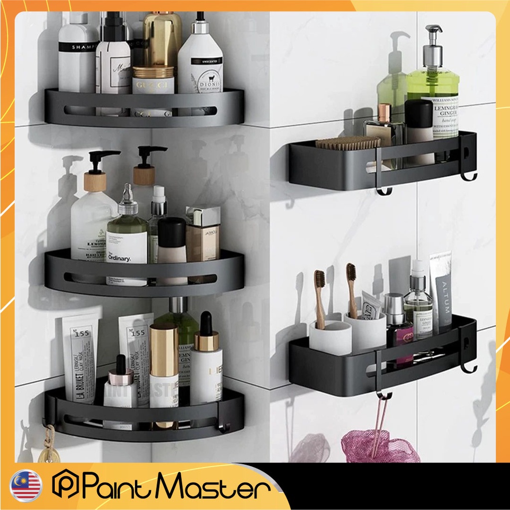 Rak Bilik Mandi Rak Tandas Bathroom Shelf Organizer Shower Storage Rack ...