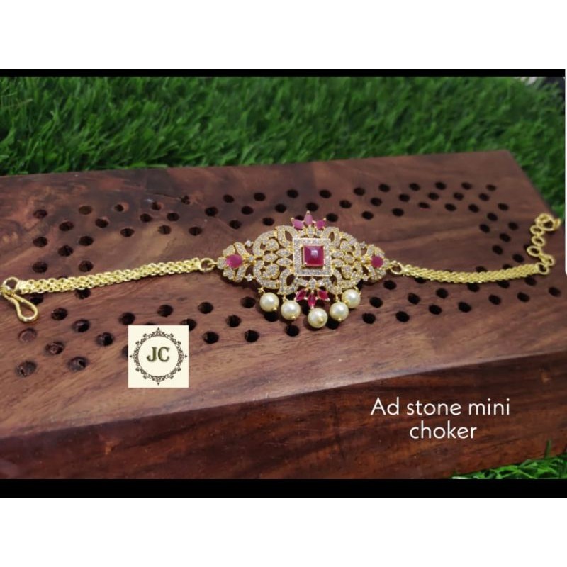 💃Ad stone mini choker & jumka💃 | Shopee Malaysia