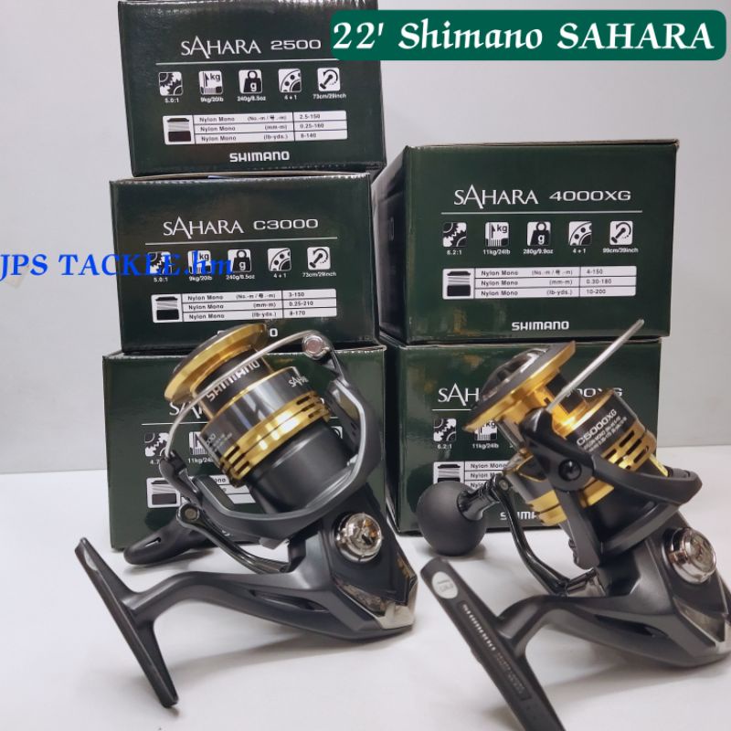 22'Shimano Sahara FJ reel mesin pancing shimano Sahara 2022 | Shopee ...