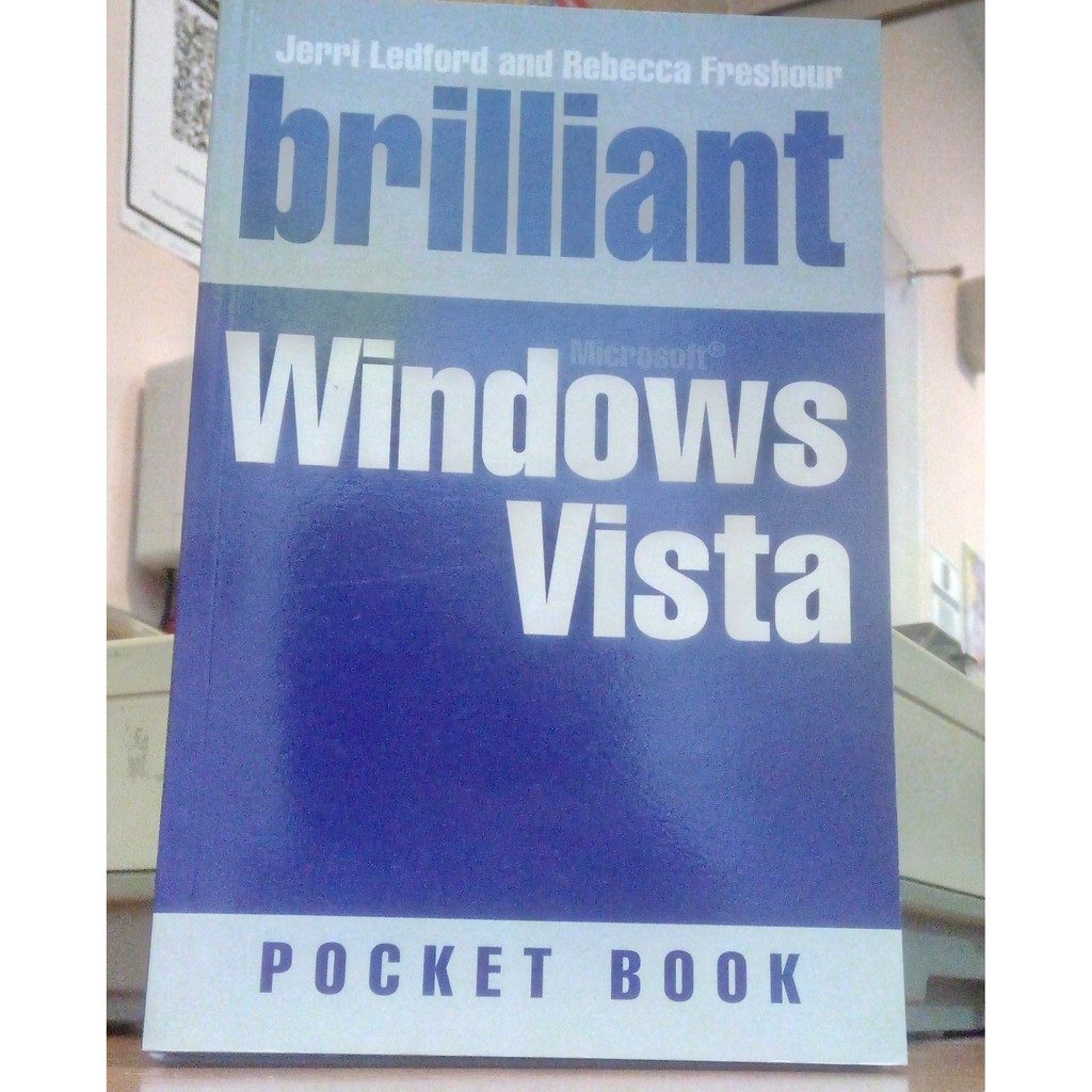 Brilliant Microsoft Windows Vista (Pocket Book) | Shopee Malaysia