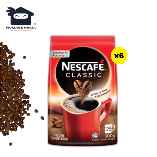 🔥PROMOTION🔥 NESCAFE Classic Refill 300g x 6 | Shopee Malaysia
