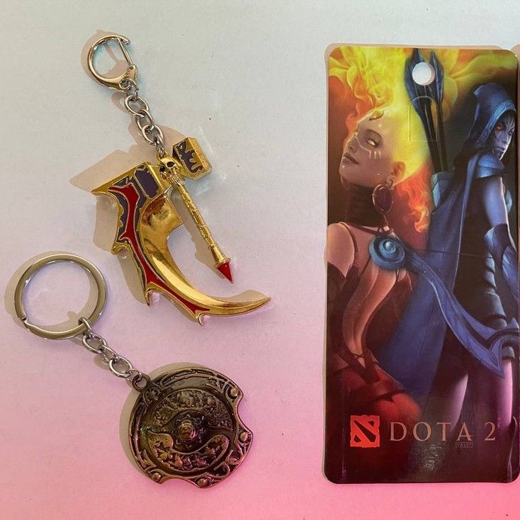 [ 𝑹𝒆𝒂𝒅𝒚 𝑺𝒕𝒐𝒄𝒌 ] Dota 2 Item Keychain Best Quality Gift | Shopee Malaysia