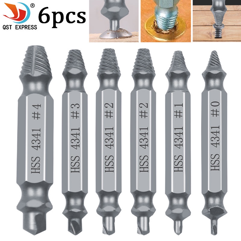 4341Extractor Pemutar Skru Kepala Pemutar Skru Wayar Rosak Alat ...