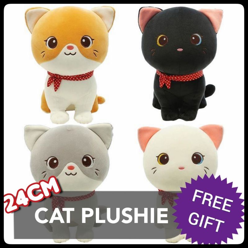🔥 Cat Plushie Doll Soft Plush Toy Stuffed Toy Cat Doll Toys for Kids ...