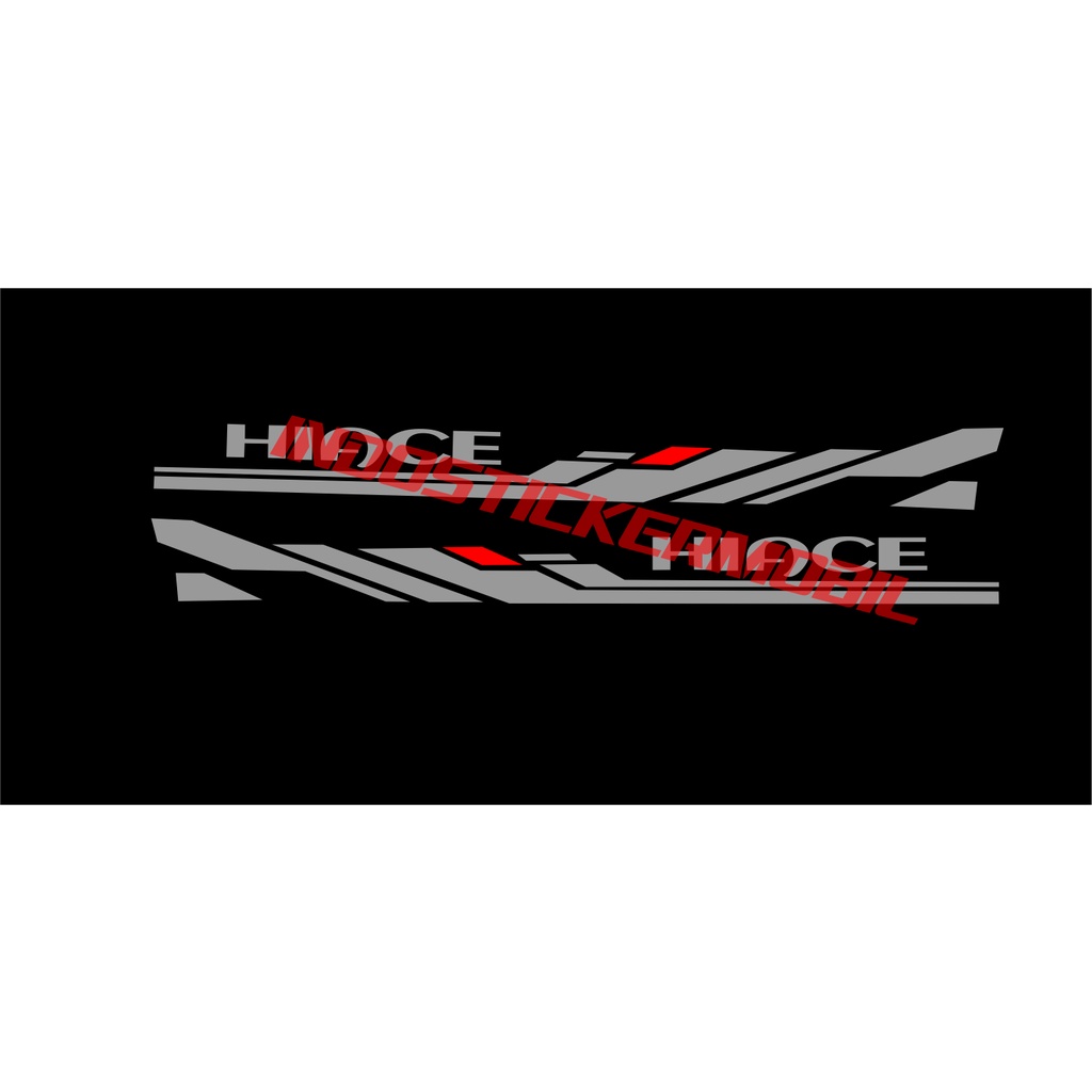 Car STICKER HIACE Car STICKER TOYOTA HIACE STICKER MINI BUS HINO ELF ...