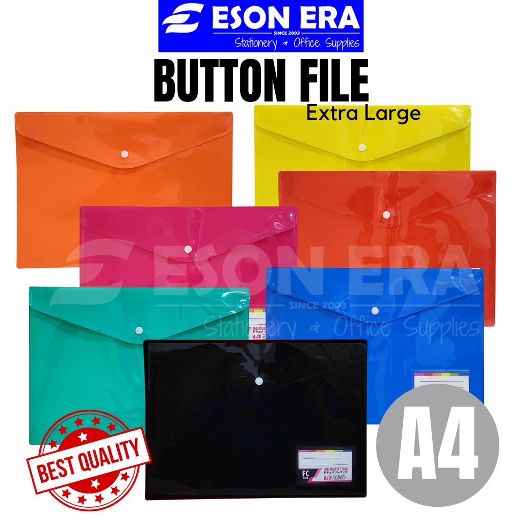 Button File F4 Colourful 25cm x 35cm Colour VT2087 | Shopee Malaysia