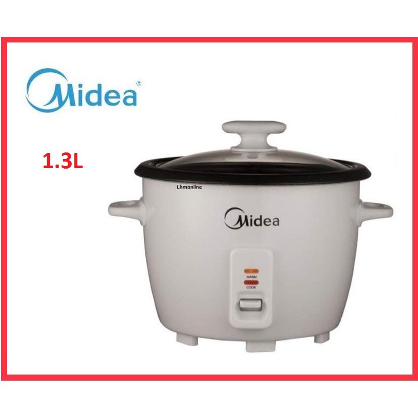 Midea Conventional Rice Cooker 0.6L / 1.0L 1.3L 1.8L MG-GP06B MG-GP10B ...