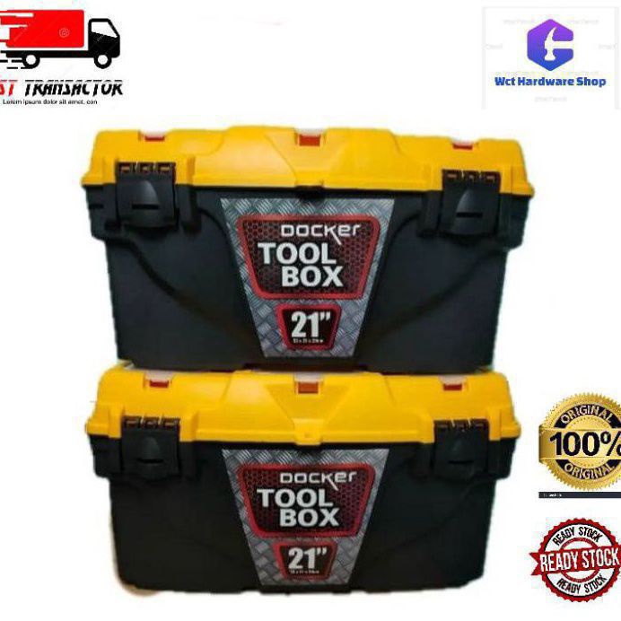 21"Docker PVC Tool Box Inner Tray Organizer Plastic Storage Box Tool ...