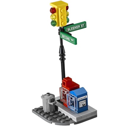 Genuine LEGO TRAFFIC LIGHT LAMP POST with POST BOX brand new from Lego ...