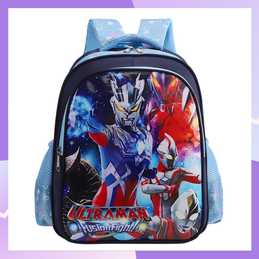 38cm Kids Ultraman School Bag Primary Kindergarten Backpack Beg Sekolah ...