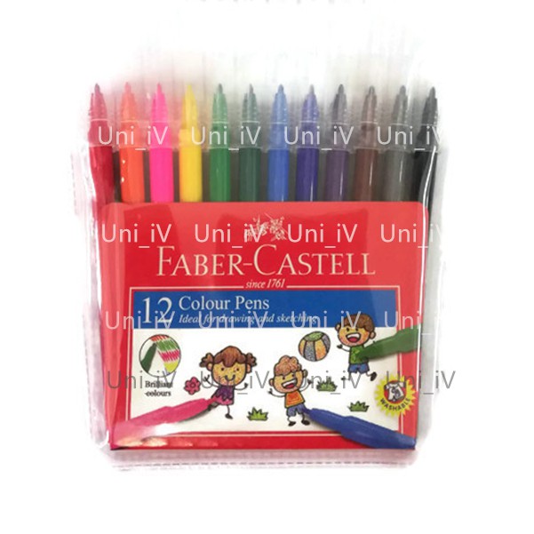 Faber Castell Magic Pen 12 Colours Art Drawing | Shopee Malaysia