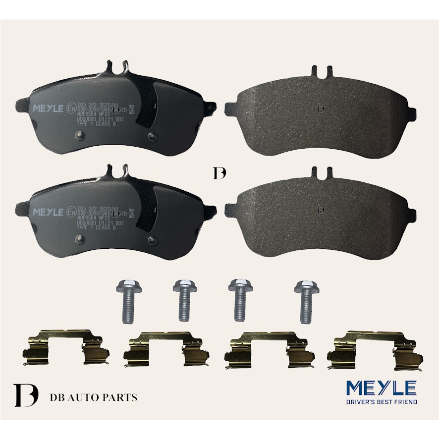 MEYLE MERCEDES BENZ C-CLASS W204 C180 C220 E-CLAS W212 E200 FRONT BRAKE ...