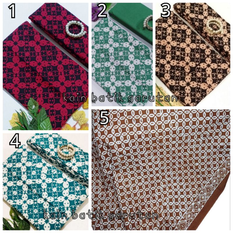 KATUN Small Kawung Stamped Batik Cloth, Smooth Stamped Batik, Stamped ...