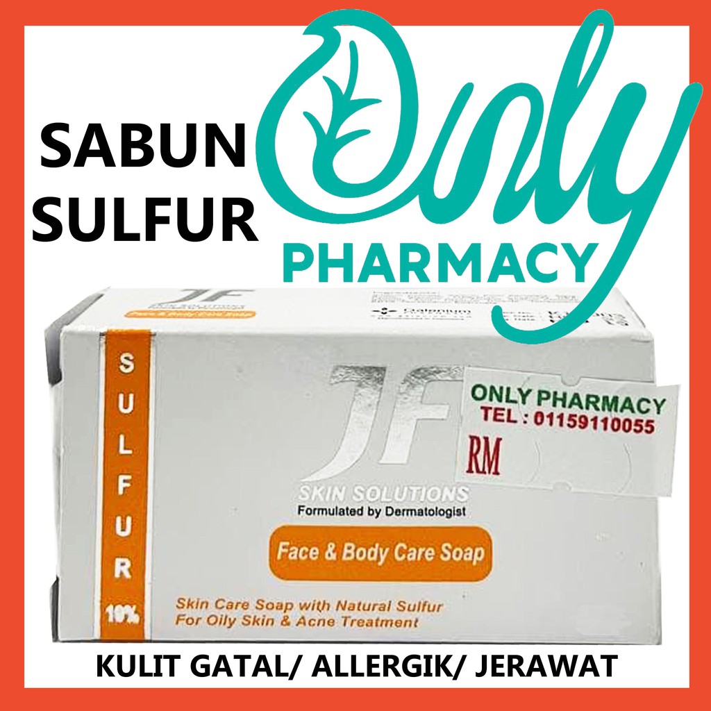 JF Sulfur Sulphur 10% Anti-Acne Face & Body Care Soap 20G or 100G JF ...