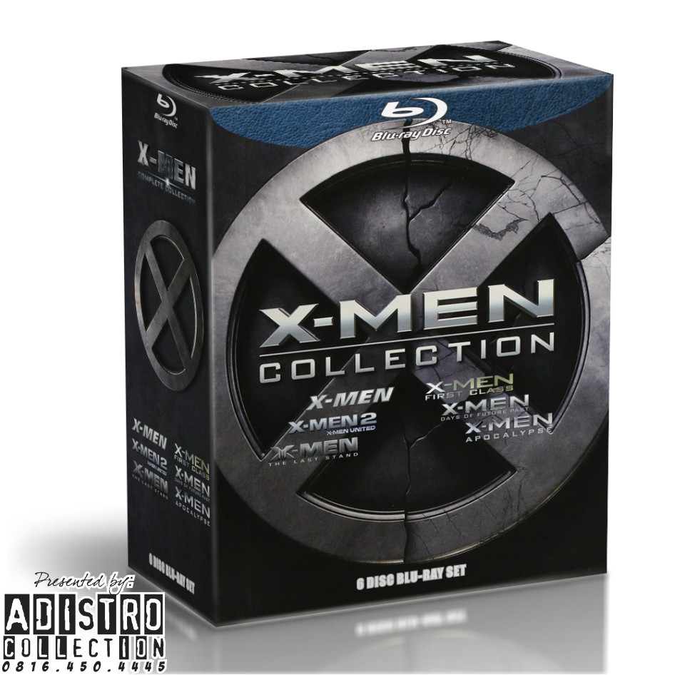 X-men COLLECTION Blu-Ray Film BOX SET COMPLETE Edition | Shopee Malaysia