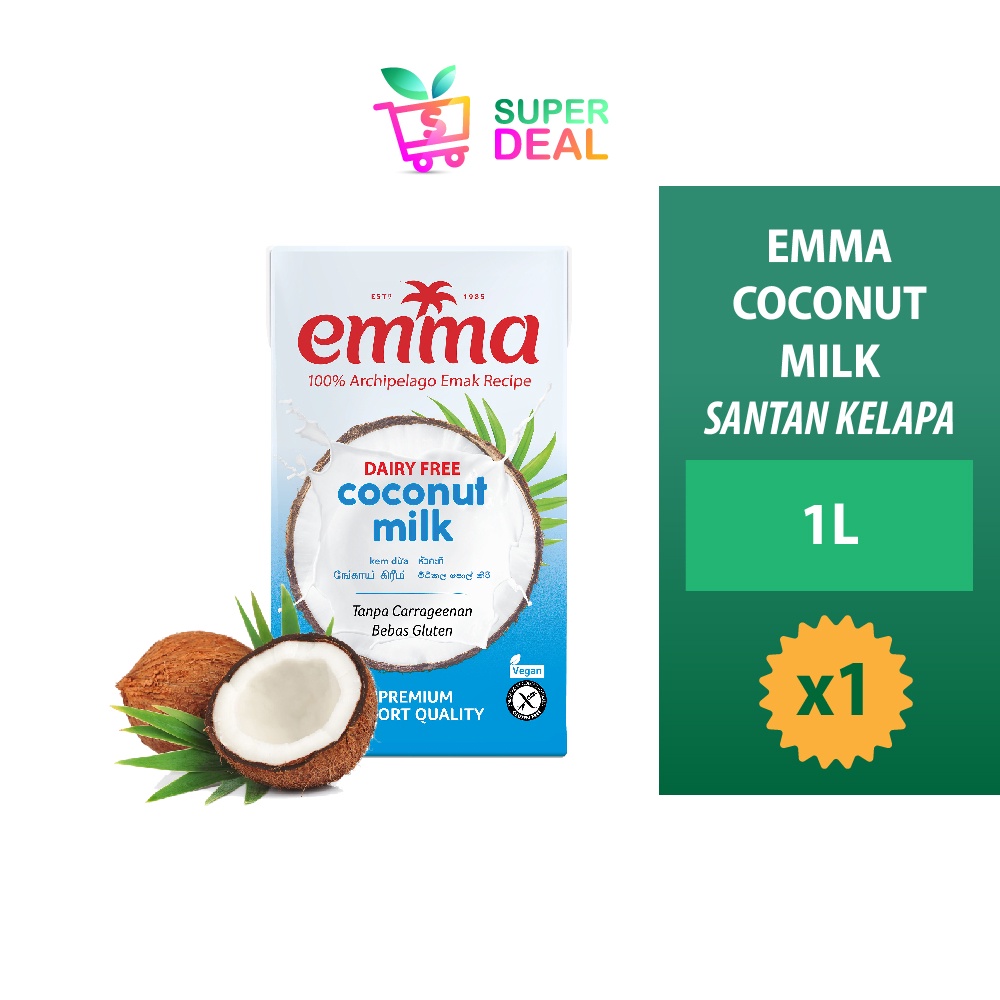 (1L) Santan Kelapa Emma, Coconut Milk Emma, Santan | Shopee Malaysia