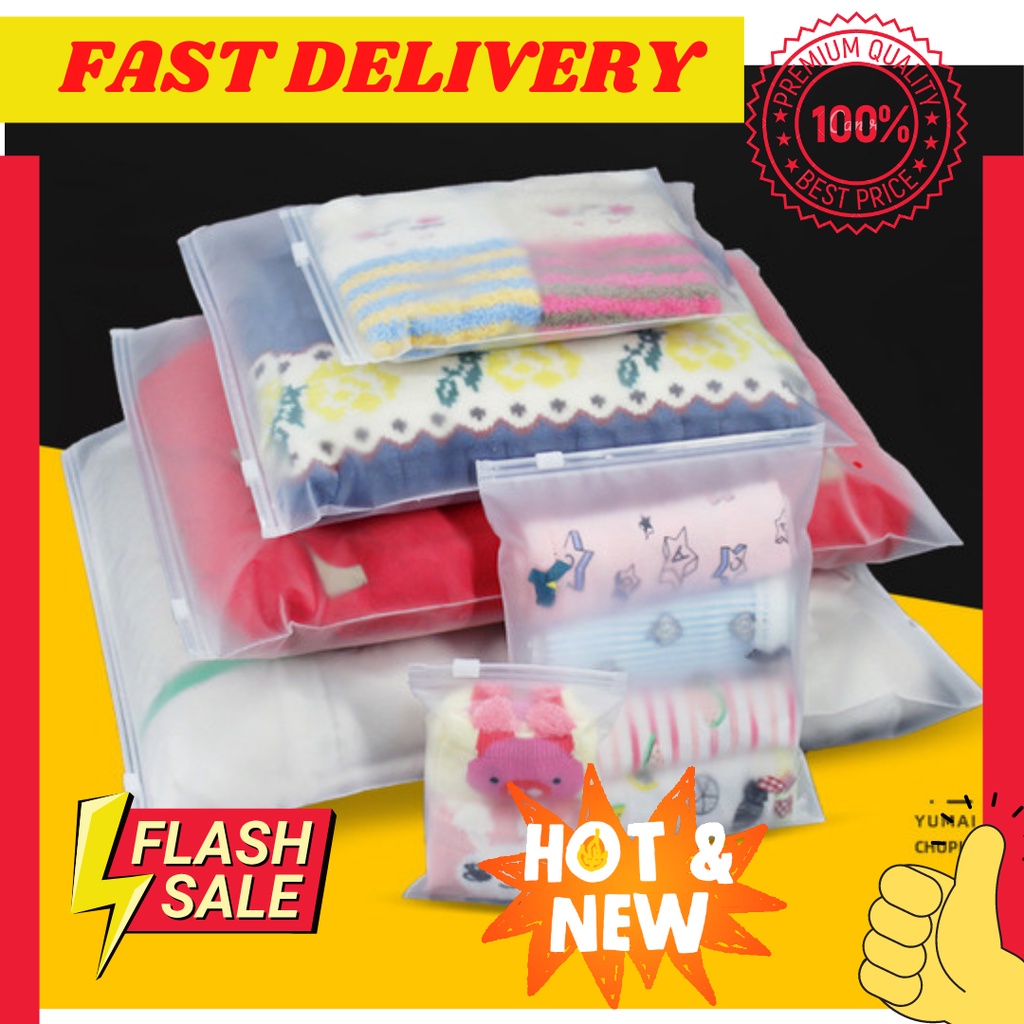💥 EXCLUSIVE 💥 ZIPLOCK ORGANIZER PLASTIC BAG - plastic packing travel ...