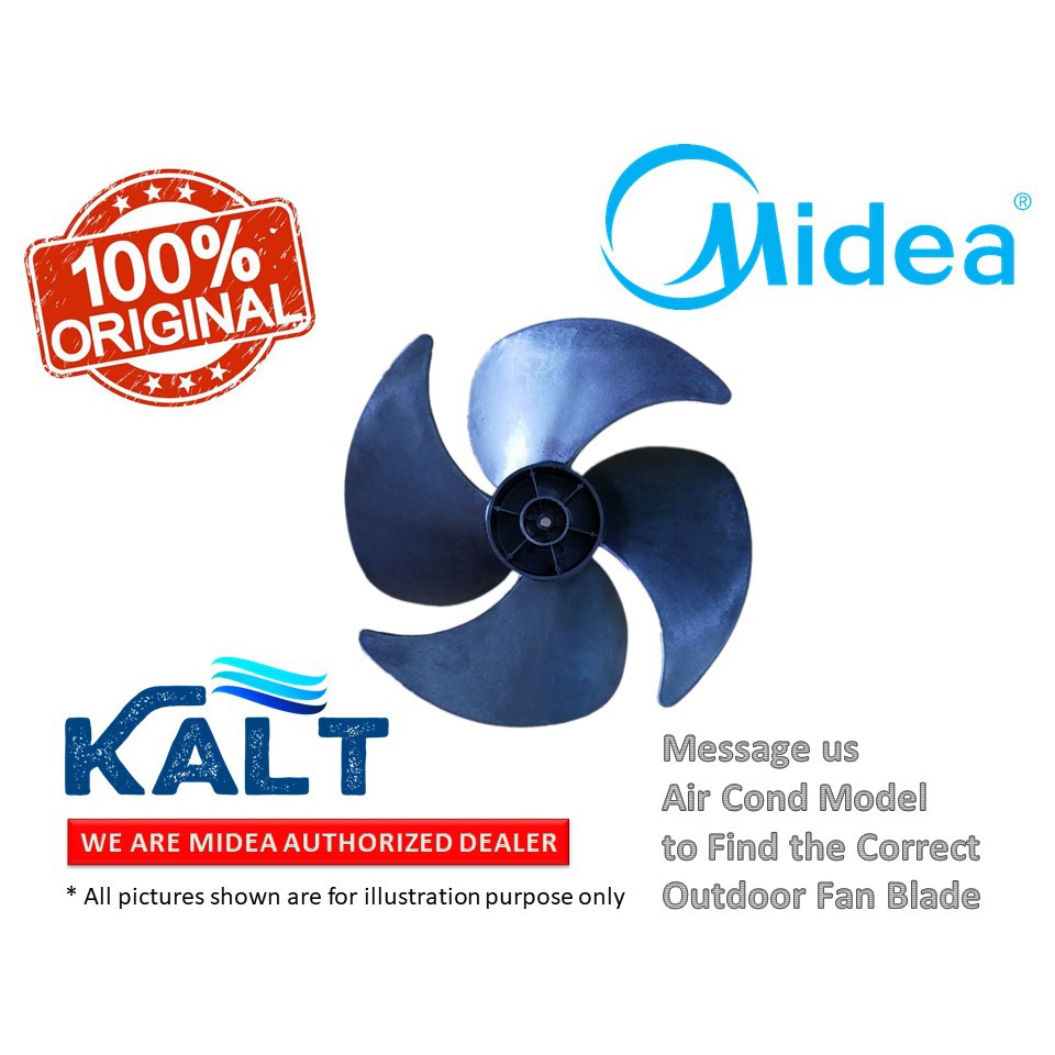 [Original] Midea Original Air Conditioner Outdoor Fan Blade | Shopee ...
