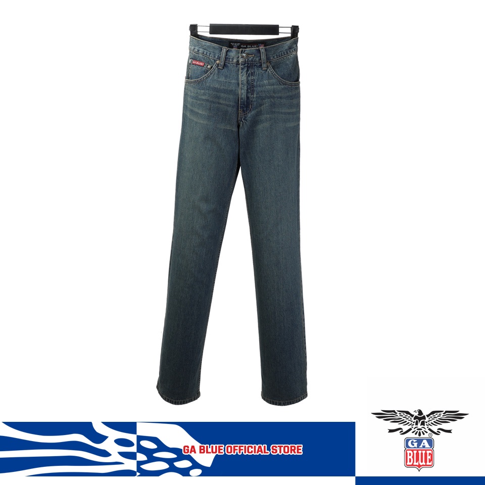 GA Blue 911 Jeans Lelaki - Pinggang Biasa - Potongan Biasa (Regular ...