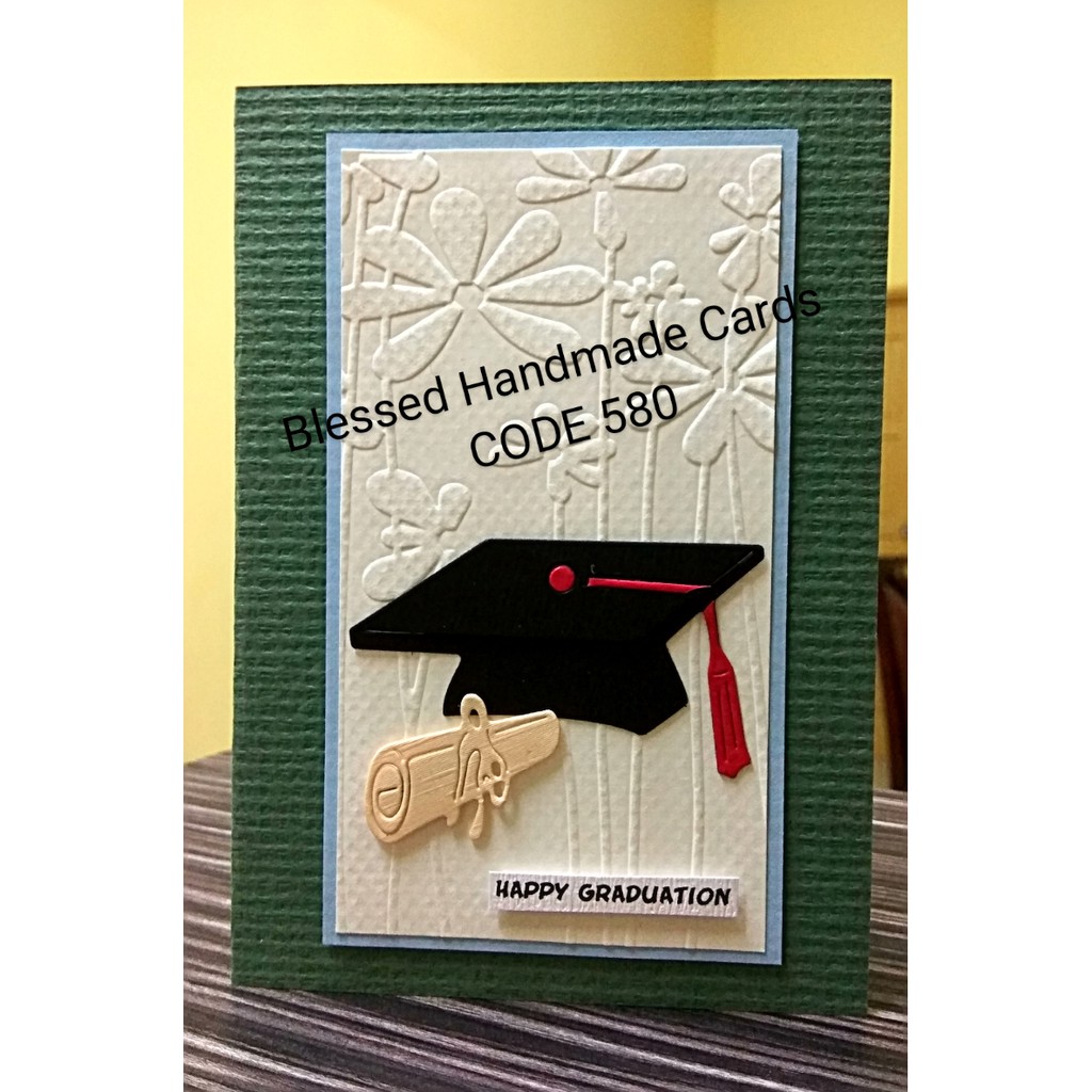 Handmade cards - Graduation Card (A6 size- folded card) | Shopee Malaysia