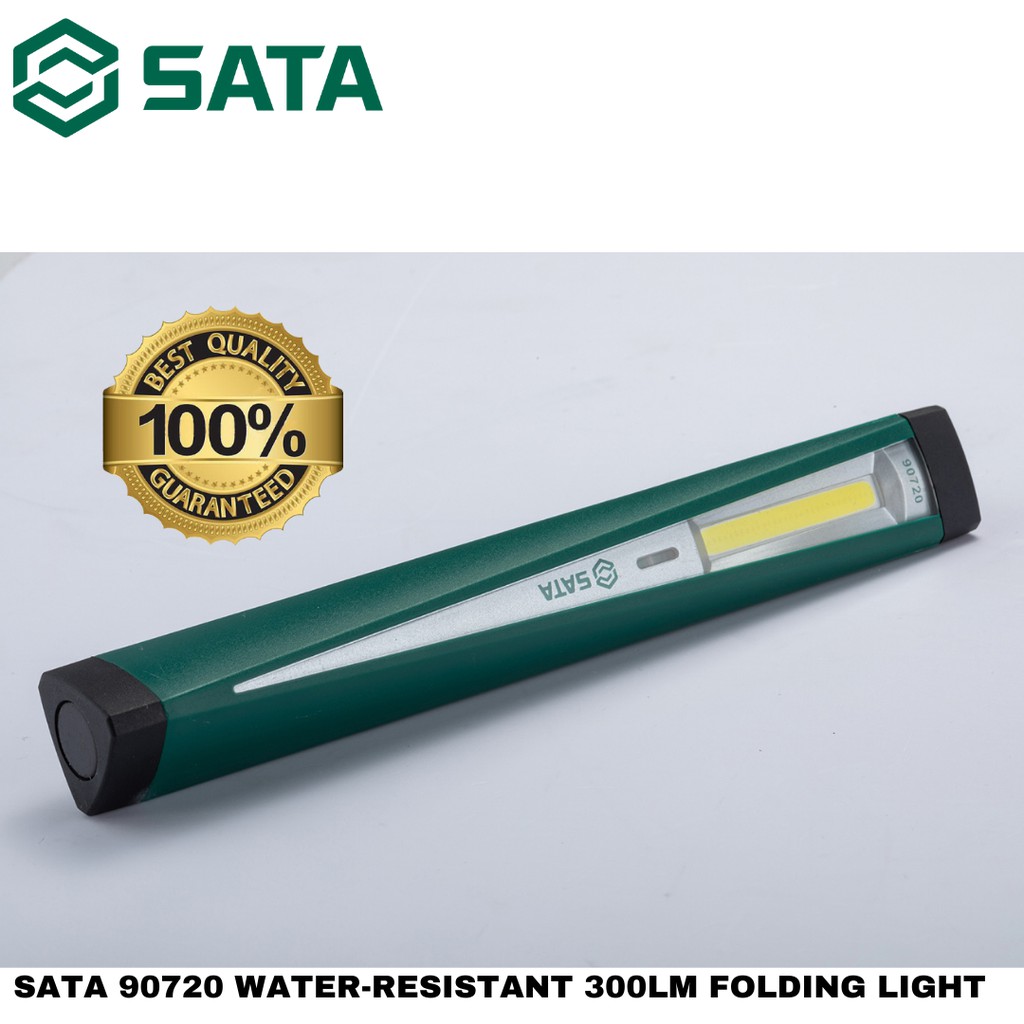 SATA 90720 WATER-RESISTANT 300LM FOLDING LIGHT / TORCHLIGHT ...