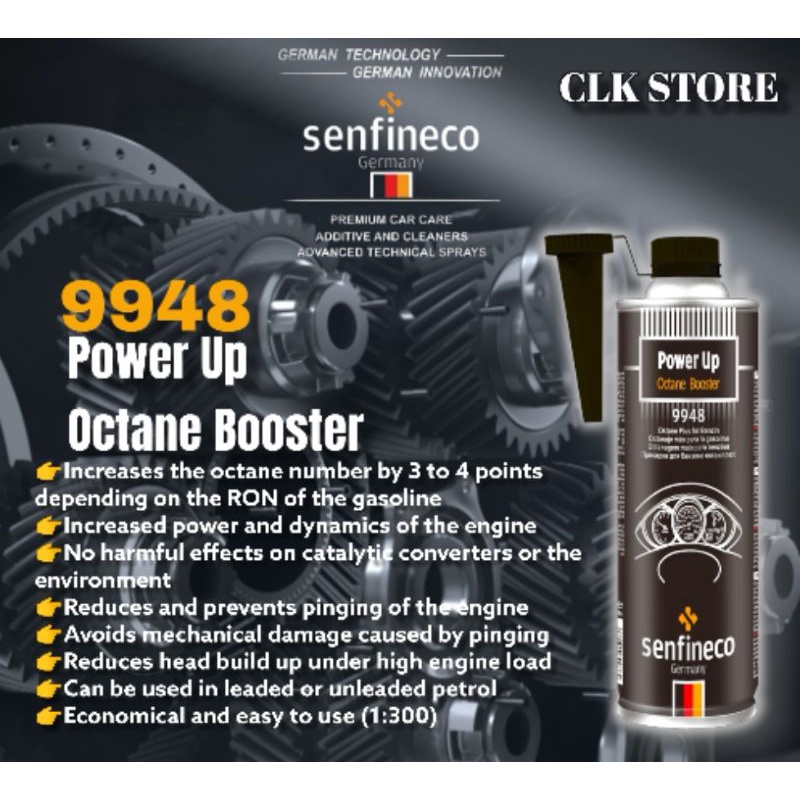 Octane Booster for Better Pick-Up Power Up 300ml Made in Germany (9948 ...