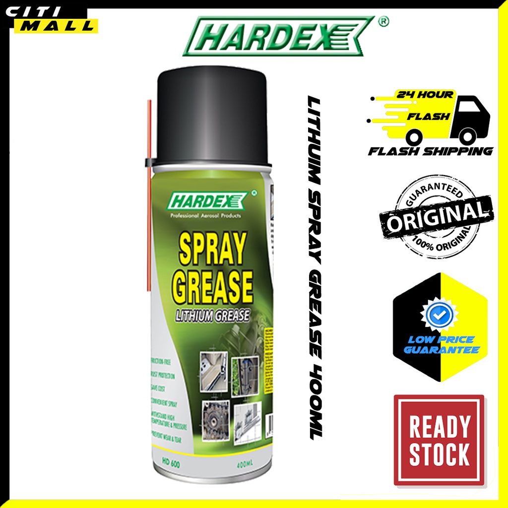 HARDEX HD600 AMTEC AMA640 Spray Grease motor home car spray minyak ...
