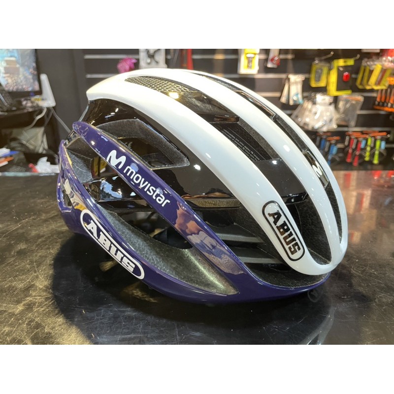 Abus AirBreaker Movistar 20 Limited Edition Helmet | Shopee Malaysia
